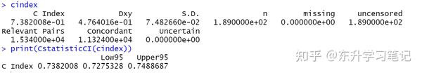 R语言—— C-statistics&C-index计算 - 知乎