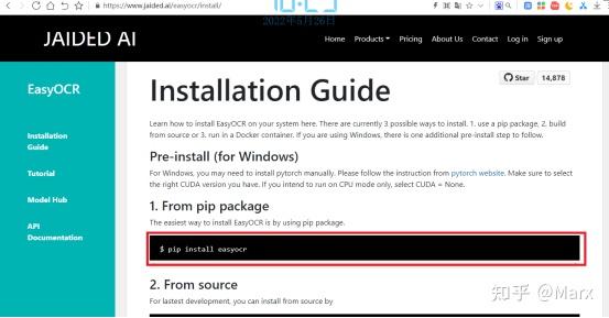如何安装easyocr？ - 知乎