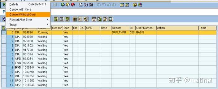 SAP SM50了解一下 - 知乎