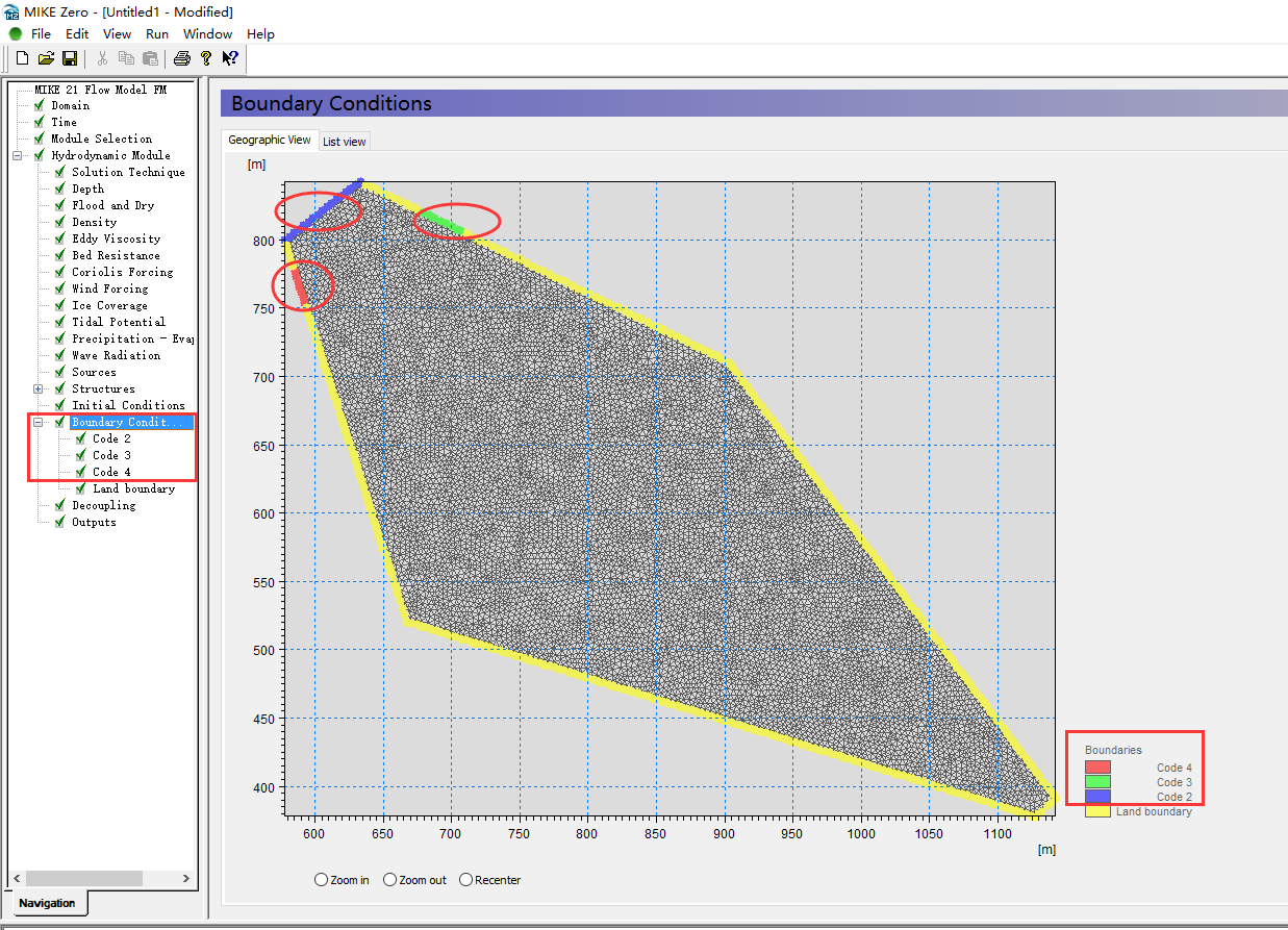 MIKE 21 FM 之 mesh 网格边界修改 - 知乎