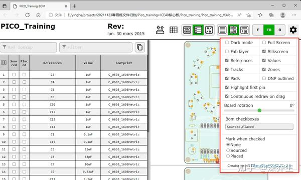 Kicad插件——InteractiveBom使用 - 知乎