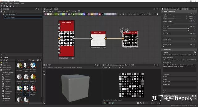 Substance Designer | 十大重要节点解析_Flood Fill - 知乎