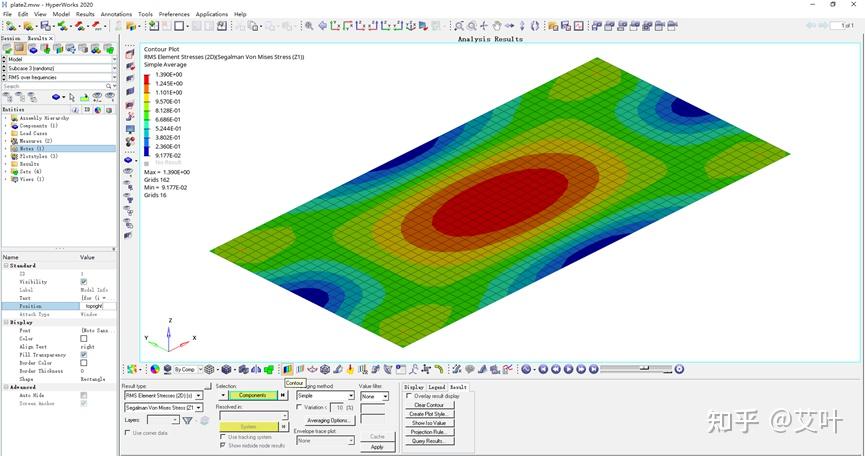 HyperWorks仿真——随机振动实例(一） - 知乎
