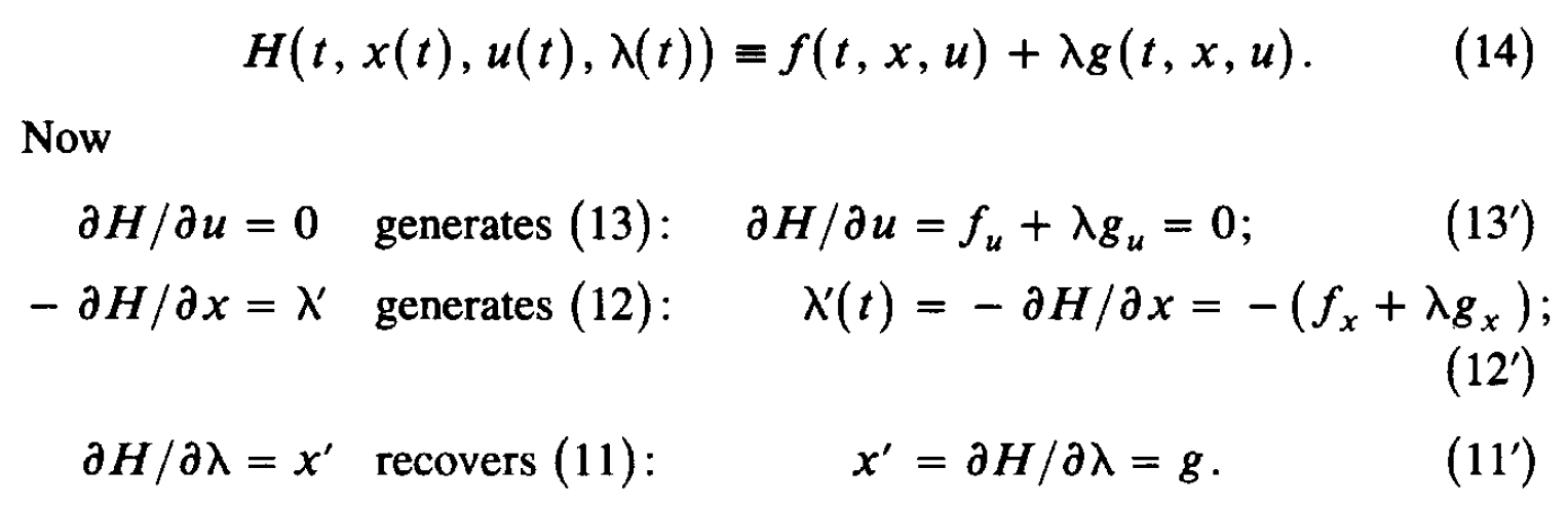 高级宏观与动态优化：汉密尔顿方程（Hamilton Equation） - 知乎