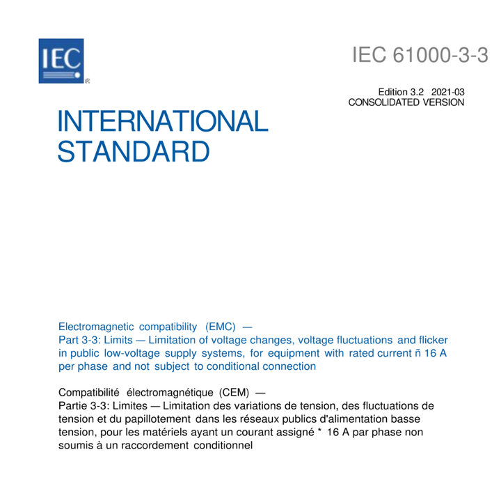 IEC 61000-3-3:2021 标准详解 - 知乎
