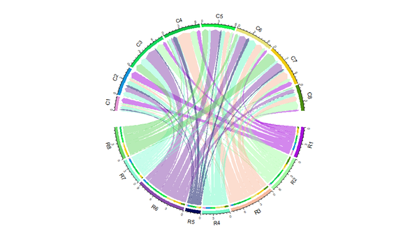 [高阶绘图] Part1 弦图-Chord Diagram 应用与R的高阶实现 - 知乎