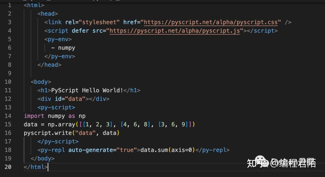Pyscript:让 Python 脚本在 Web 中跑起来 知乎