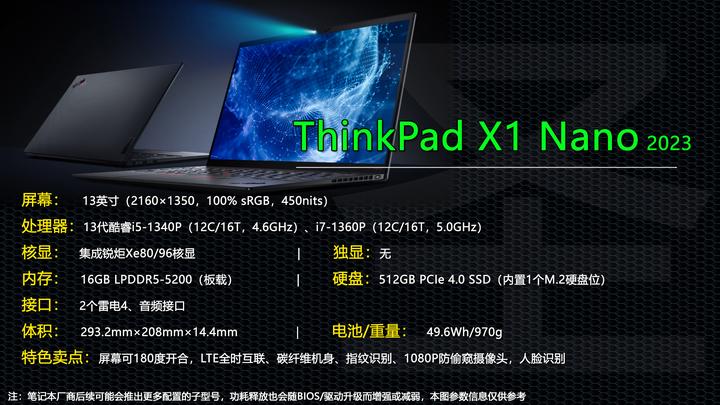 新款比老款还便宜？！仅970g重的ThinkPad X1 Nano 2023是否值得选？ - 知乎