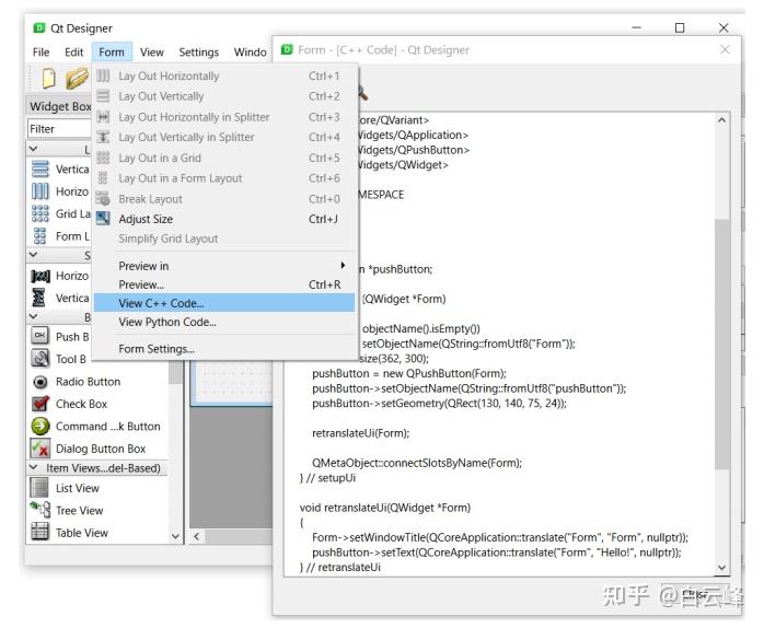 使用Qt6 和现代 c++ 进行跨平台开发 6:使用Qt Widgets进行GUI设计 - 知乎