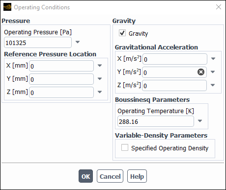 Ansys Fluent关于操作条件的设置 - 知乎