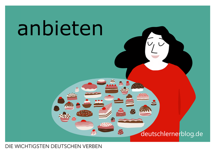 每日一词 | 200个最重要的德语动词 | Nr.1 anbieten - 知乎