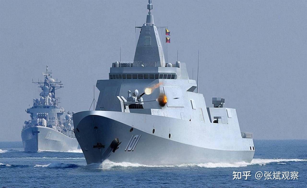 8艘055大驱全部交付，而后续的055B也要来了，全电推进影响巨大 - 知乎