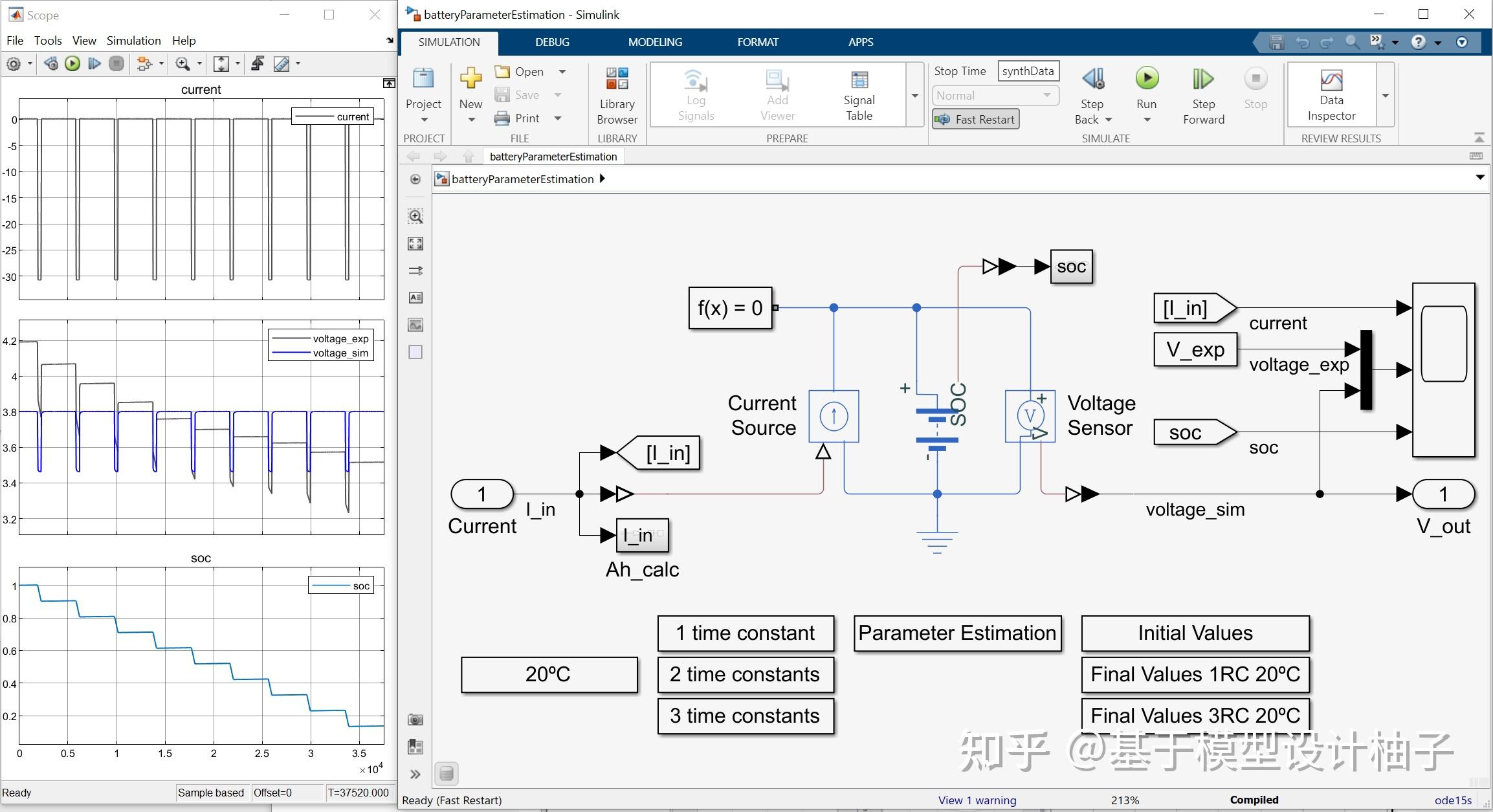 Simulink 电池建模与仿真 合集 (四）等效电路RC模型参数标定 - 知乎