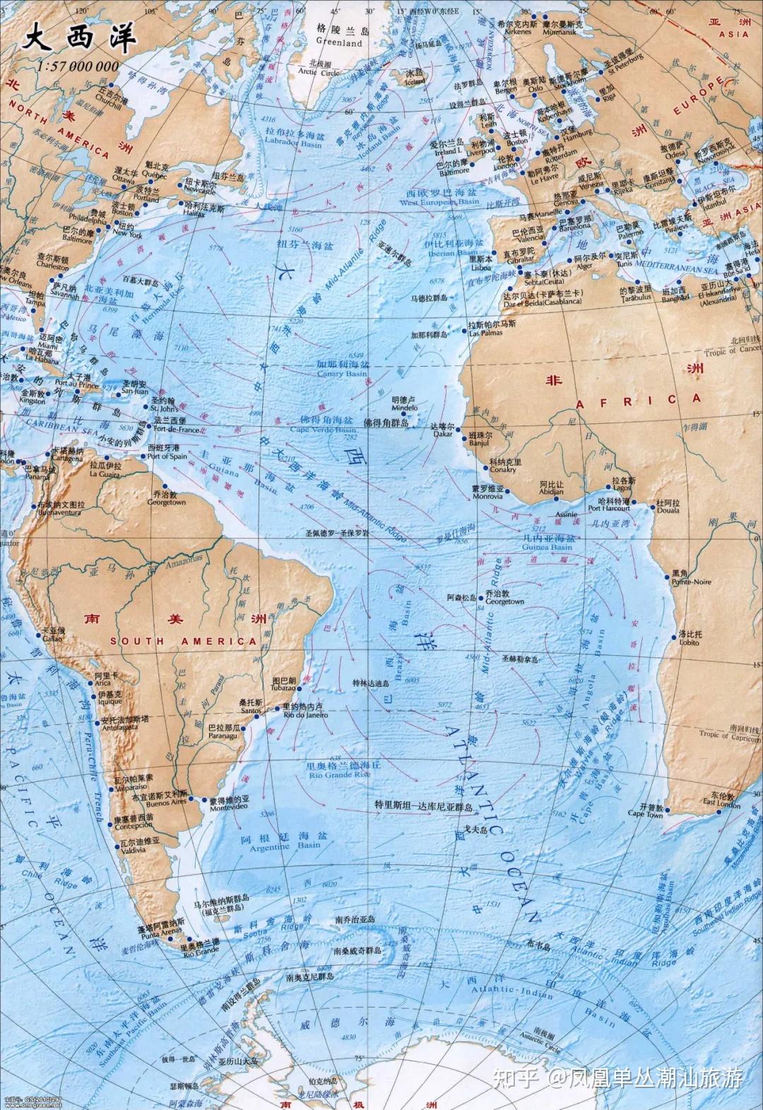 世界七大洲四大洋高清地图和简要介绍 - 知乎