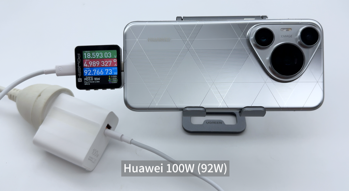 充电功率最高可达92W！华为新旗舰 Pura 70 Pro+ 充电兼容性测试 - 知乎