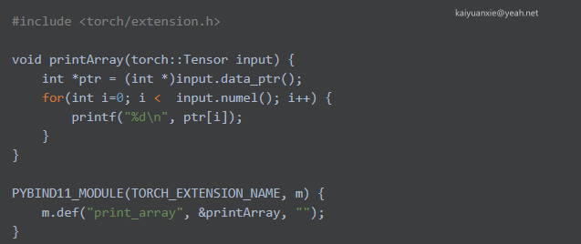 20行代码入门PyTorch自定义CUDA/C++ - 知乎