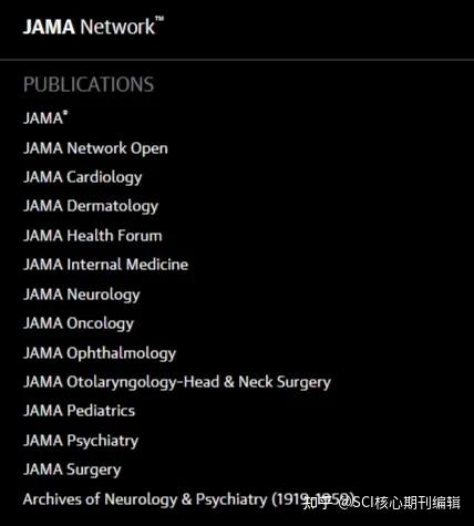王编辑解刊：解读医学领域的四大Top期刊中的《JAMA》 - 知乎