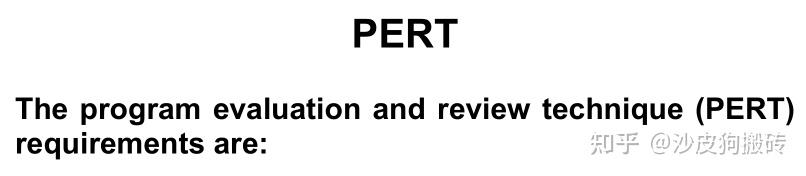 CSSBB之PERT和Slack Time - 知乎