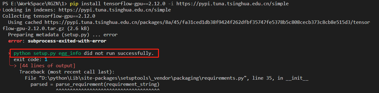 【已解决】【Tensorflow2.12.0 版本以后合并 CPU 和 GPU 版】Tensorflow-gpu==2.12.0 安装失败解决办法： - 知乎