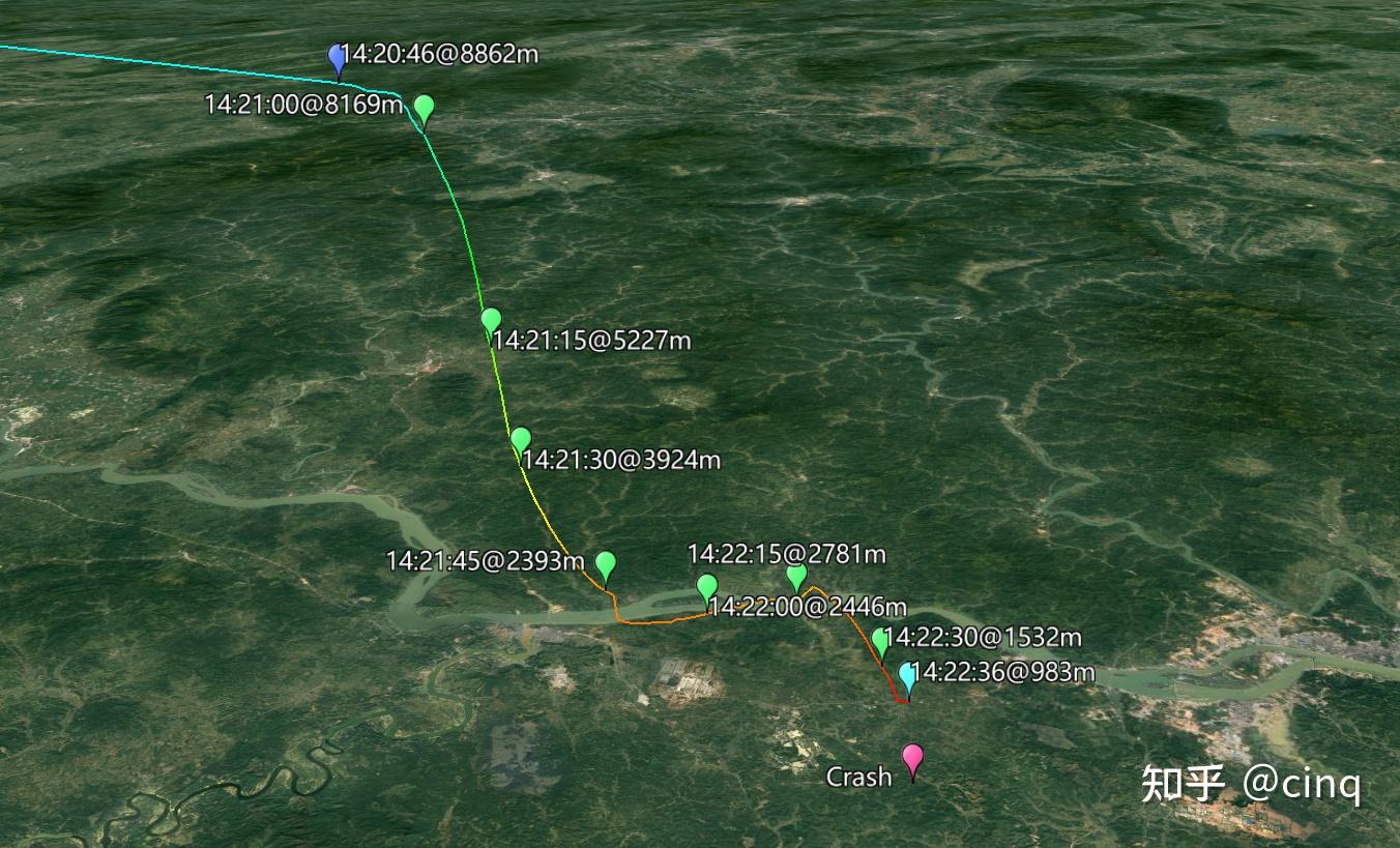 事故近两年后，深度分析东航MU5735航班的ADS-B数据 - 知乎