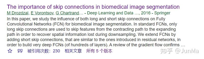 skip connection的原理是什么？为什么U-net中要用到skip connection? - 知乎