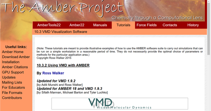 Using VMD with AMBER - 知乎