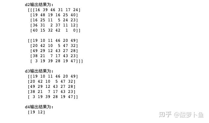【python】numpy 中的花式索引 知乎 2072