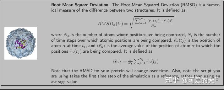 动力学模拟中的RMSD计算 - 知乎