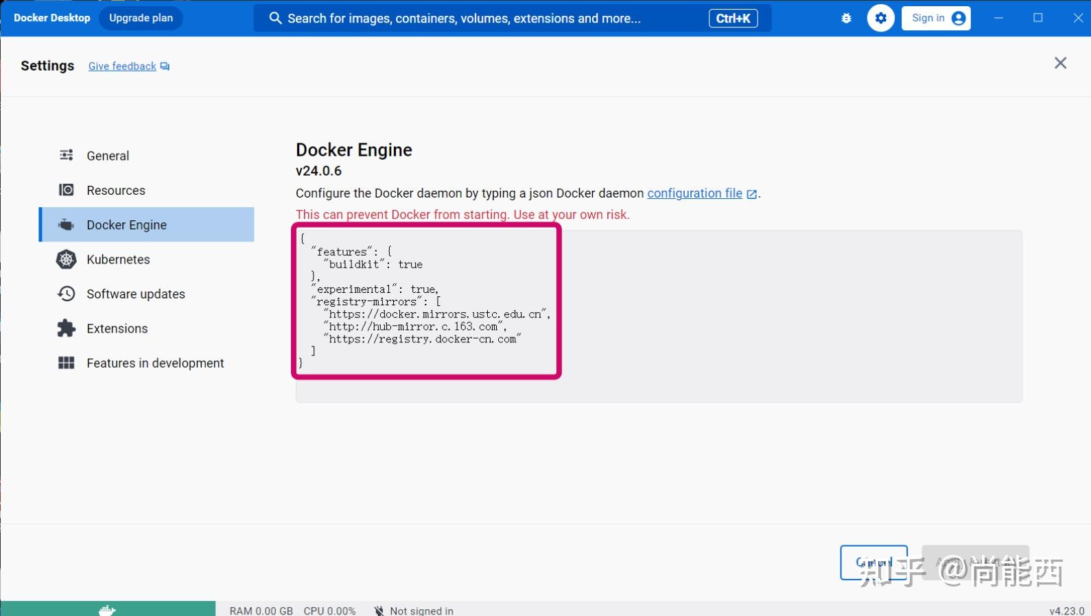 解决在Windows11上新安装的Docker Desktop一直显示"starting the Docker Engine"登录不上去的问题 - 知乎