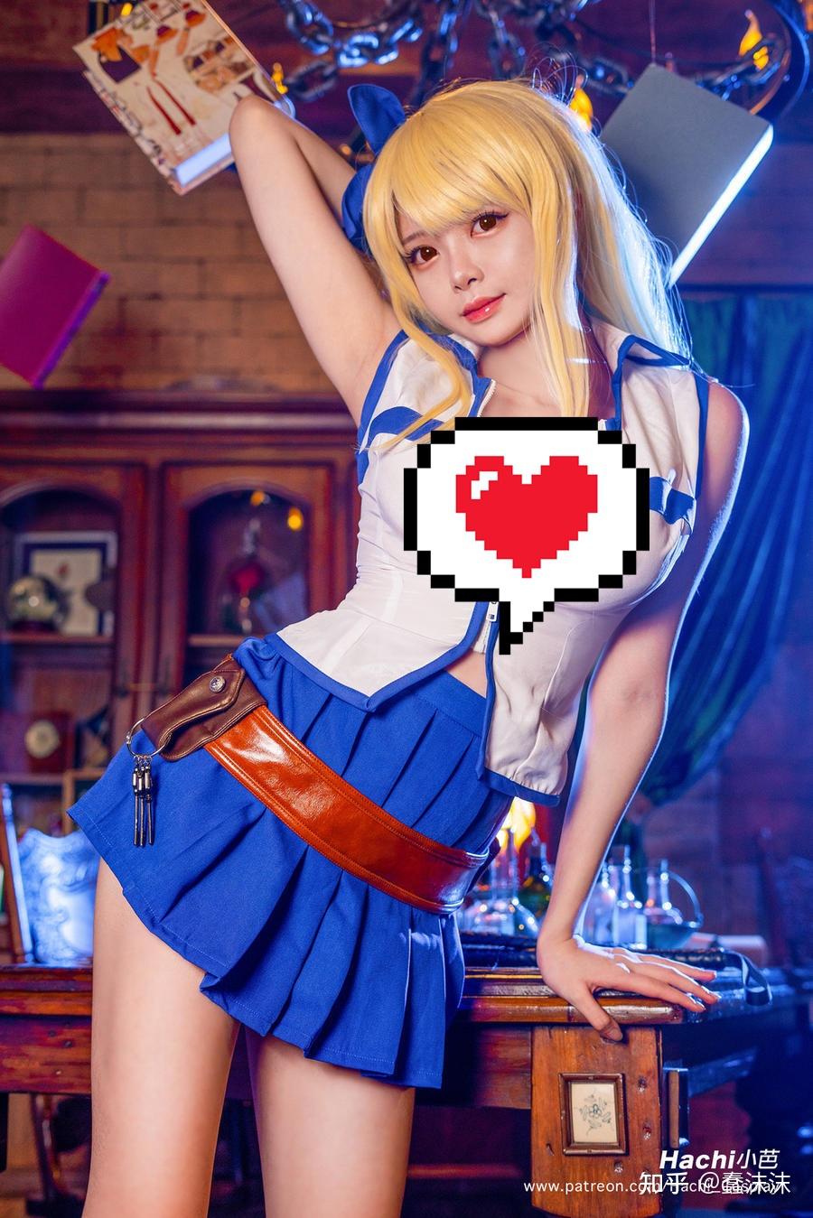 Hachi_小芭写真合集cos图片:露西·哈特菲利亚 - 知乎