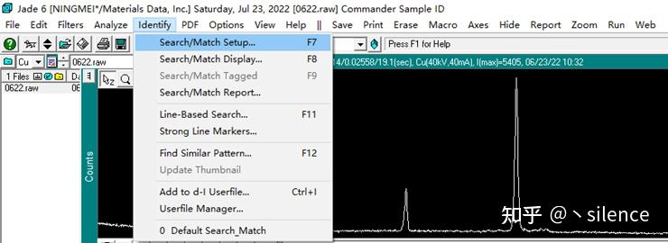 如何使用jade软件对XRD数据进行简单处理 - 知乎
