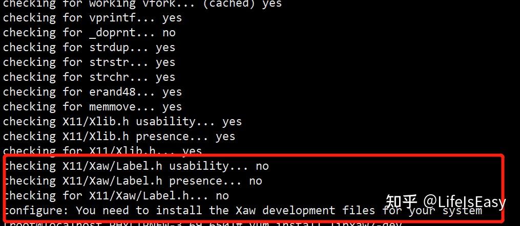 Centos8执行 Configure Make报错，提示需要安装xaw Development 知乎