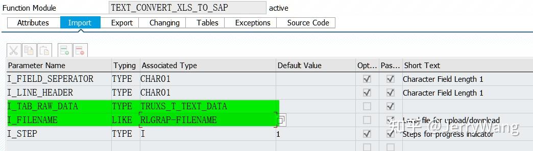 SAP ABAP 处理 Excel 的标准函数 TEXT_CONVERT_XLS_TO_SAP 介绍试读版 - 知乎