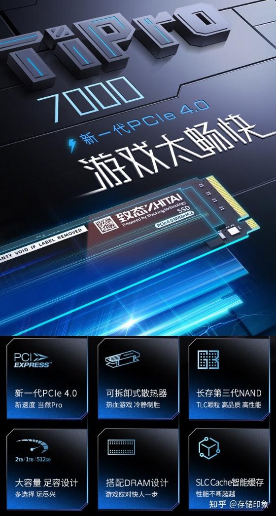 长江存储致态 TiPro 7000 固态硬盘有哪些产品优缺点？ - 知乎