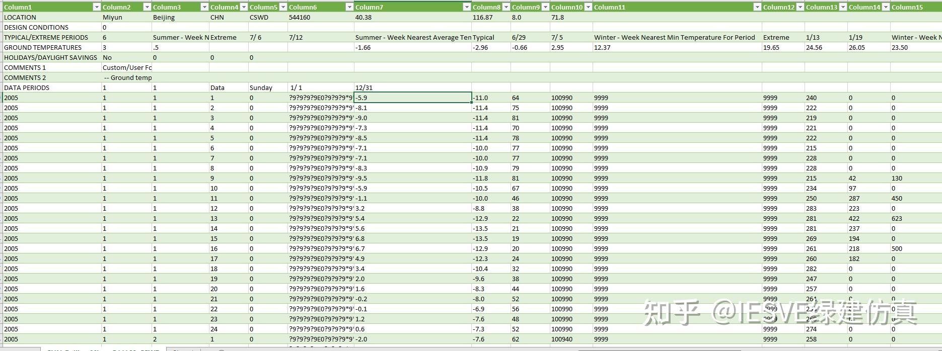 修改EPW气象参数包的三种方式 - 知乎
