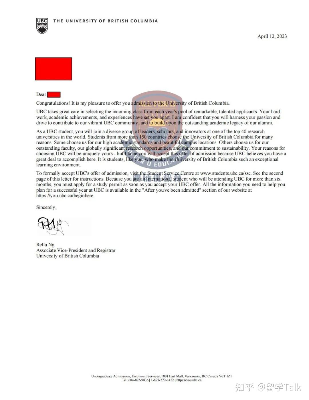 加拿大录取留学：2023Fall多伦多大学及UBC运动机能学学士 - 知乎