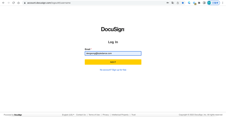 飞书合同集成DocuSign操作手册 - 知乎