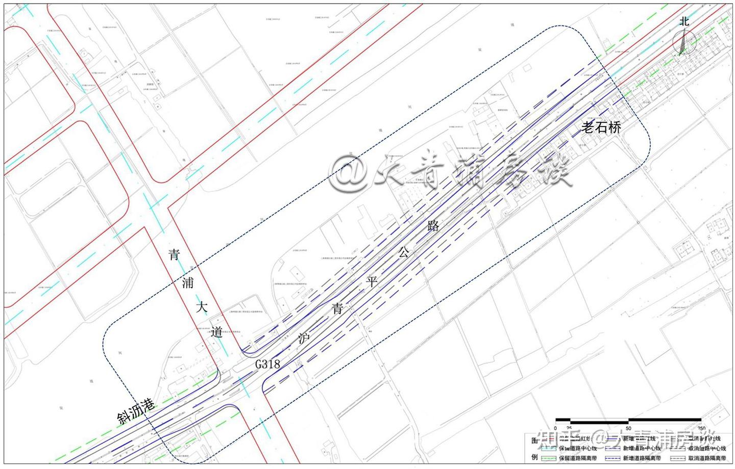 长度约1公里，G318沪青平公路拓宽改建工程专项规划草案调整 - 知乎