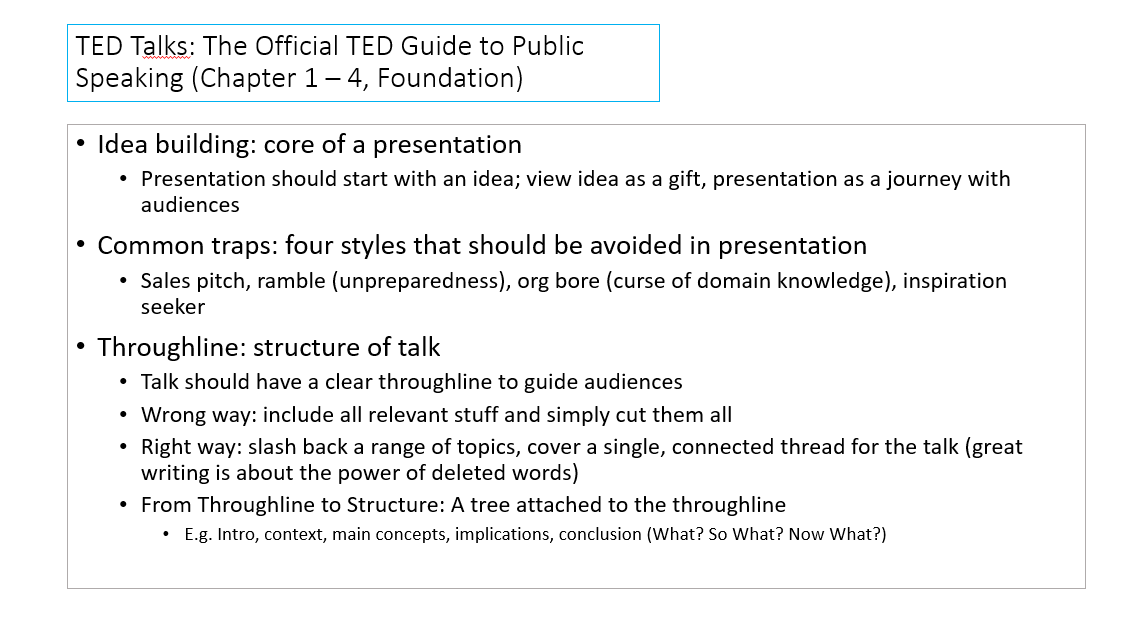 Book Review: TED Talks (1) - 知乎