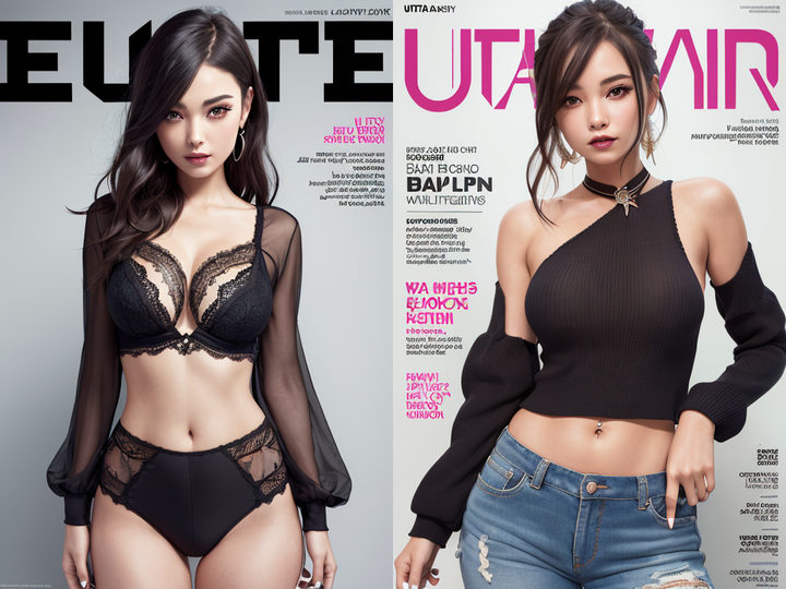 AI绘画Stable Diffusion实战操作： 62个咒语调教-时尚杂志封面 - 知乎