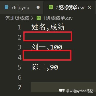 76 Python写入csv文件时出现空行_newline参数解决 - 知乎