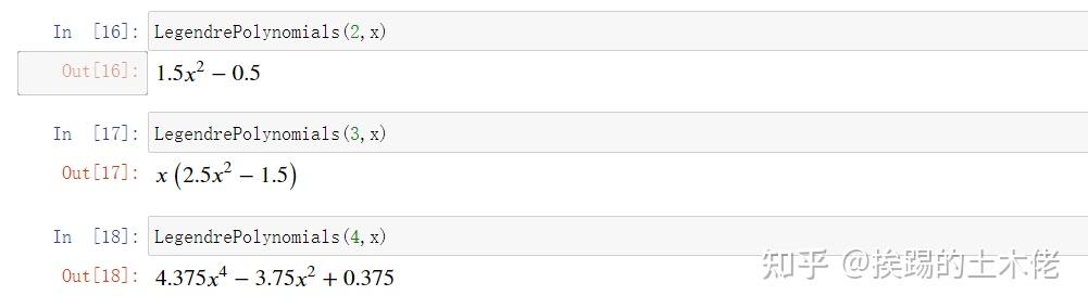 勒让德(Legendre)多项式及其python编程实现 - 知乎