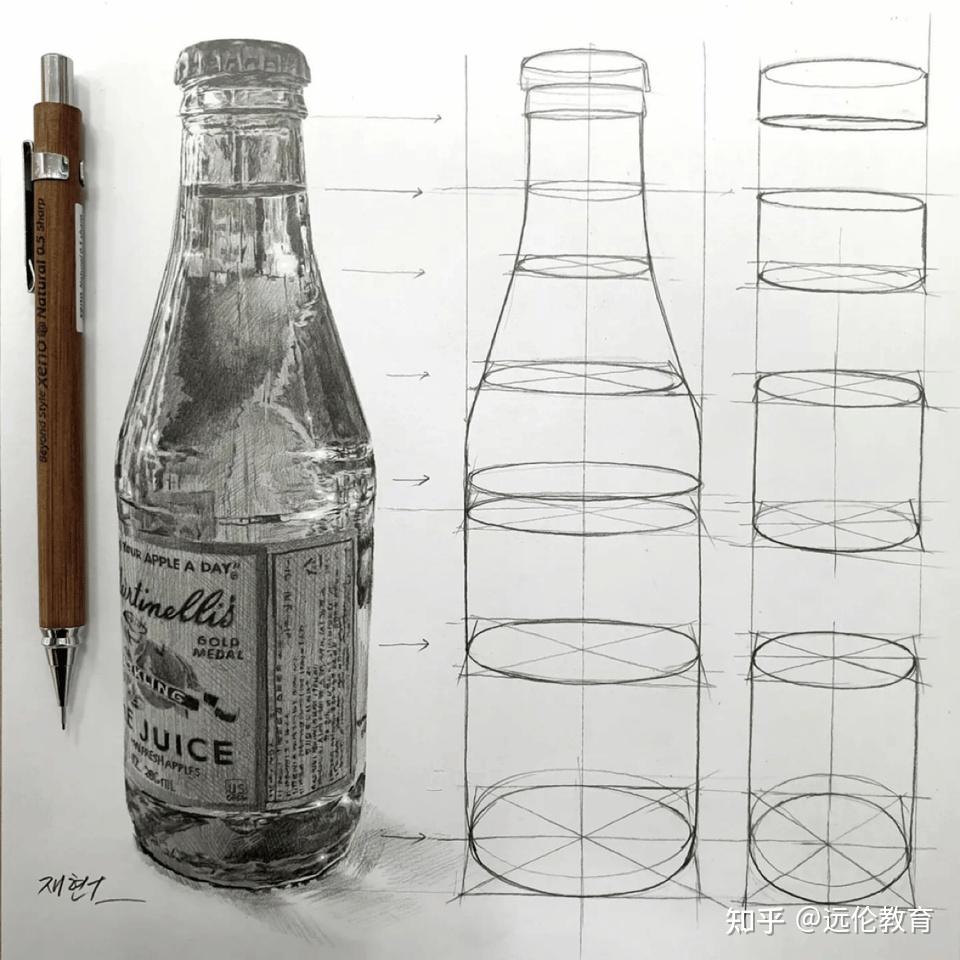 素描大神 anjjaemi 结构画法 - 知乎