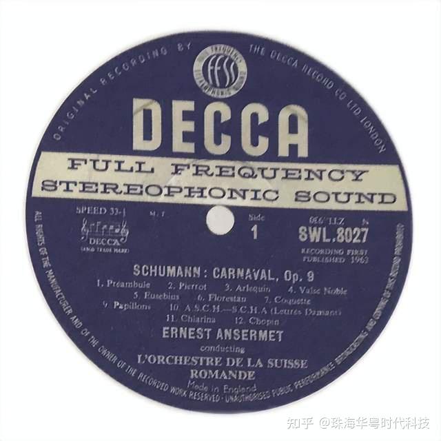 「黑胶科普」黑胶圈著名公司Decca的LP标签识别（下） - 知乎
