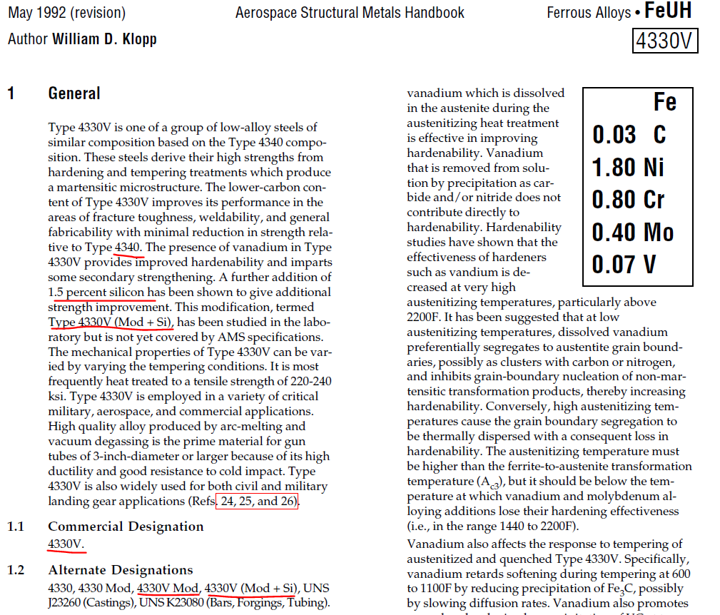高强度低合金钢 AISI 4330、4330V、4330V MOD的区别 - 知乎