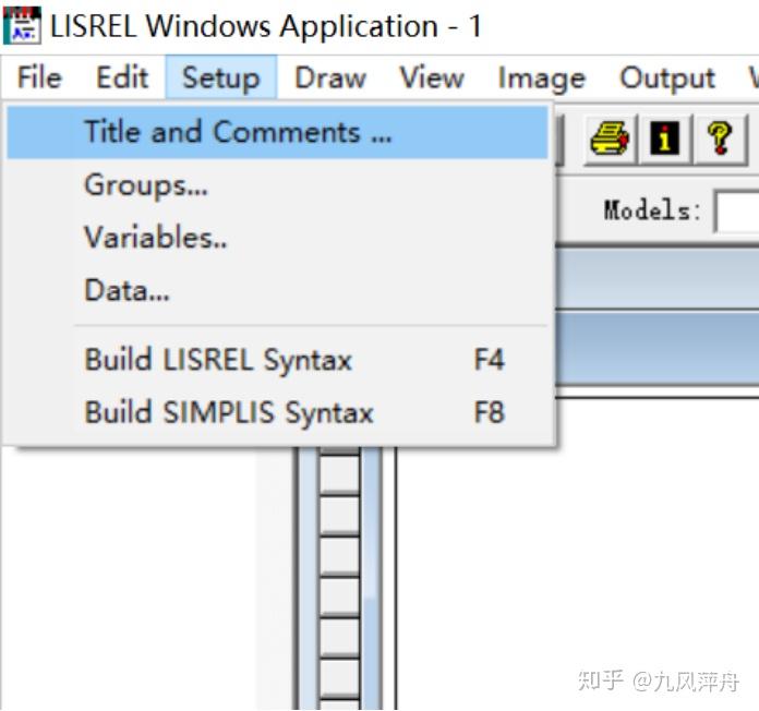 使用lisrel点击操作做验证性因子分析 - 知乎