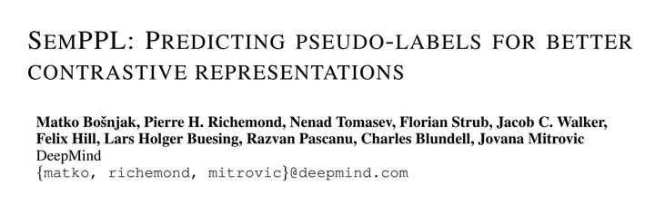 SemPPL: Predicting pseudo-labels for better contrastive representations - 知乎