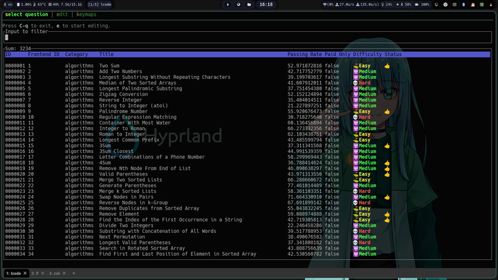 lcode 一个在终端写力扣的终端应用 - 知乎