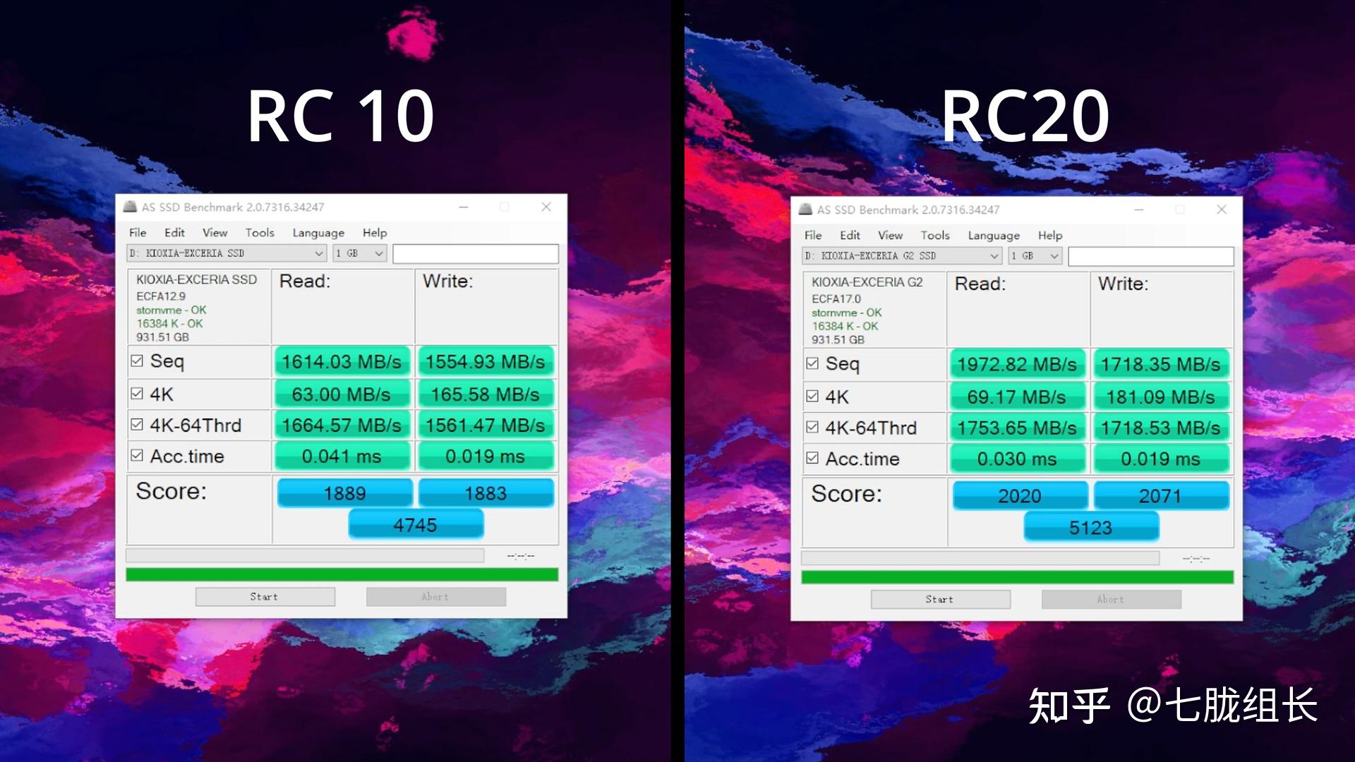 铠侠RC20 1T上手测试体验（RC10 1T VS RC20 1T） - 知乎