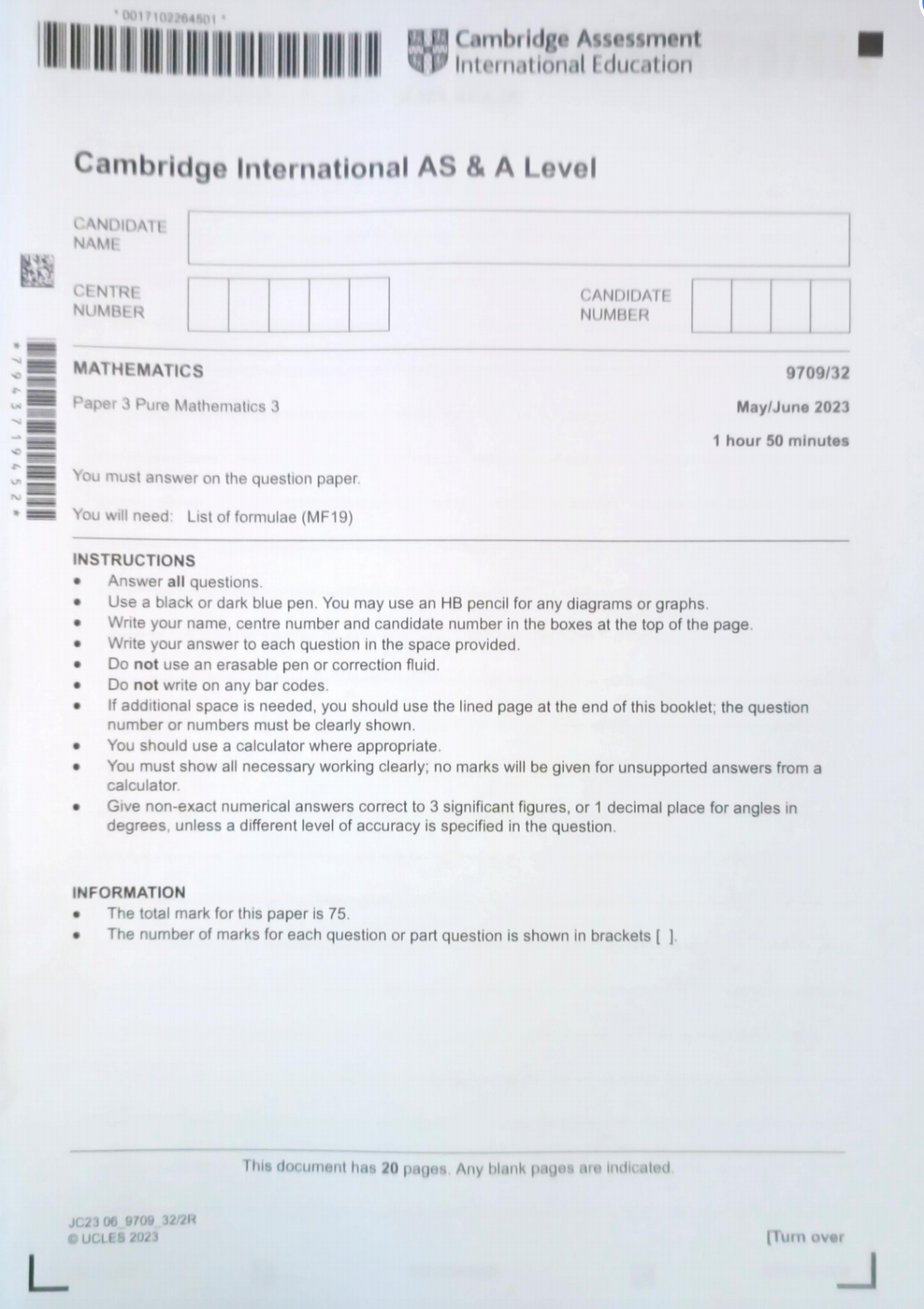 独家！A-Level数学P1、P3真题解析，文末附备考秘籍！ - 知乎